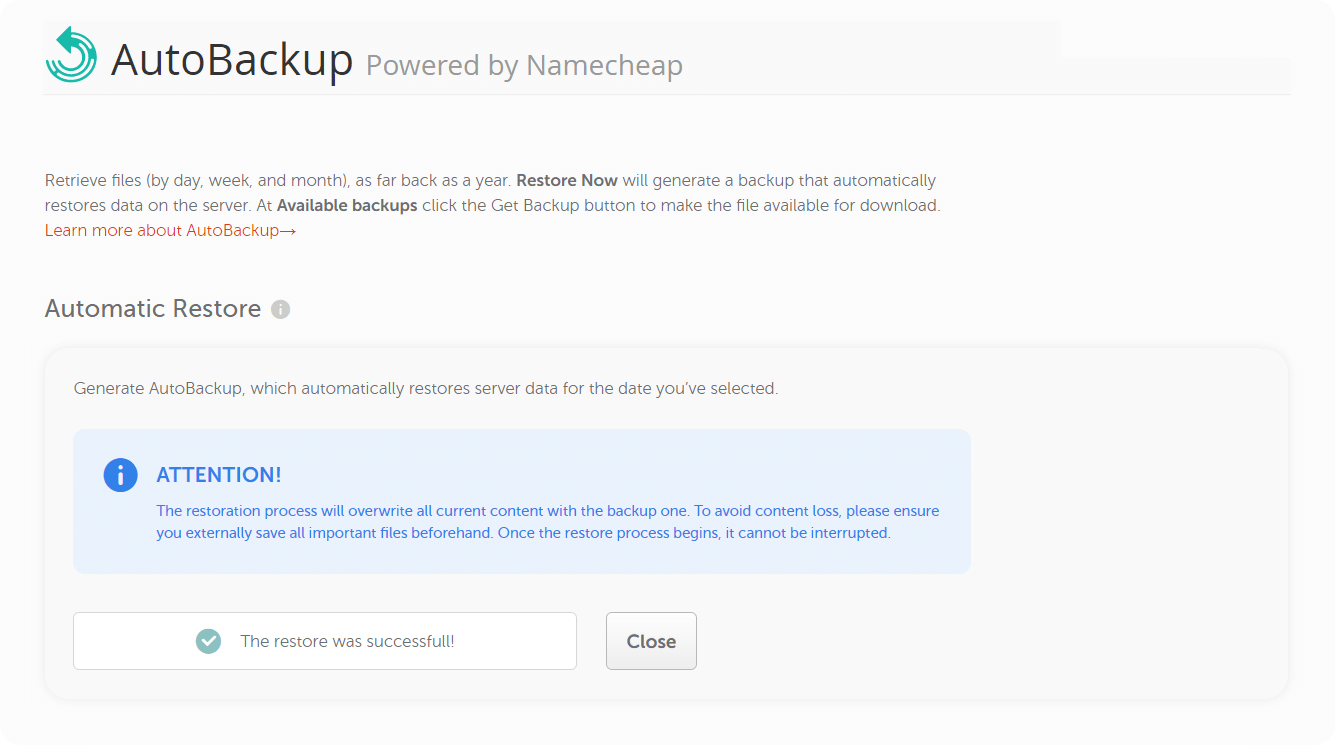 Why You Need to Back Up Your Website... Now! - Namecheap Blog